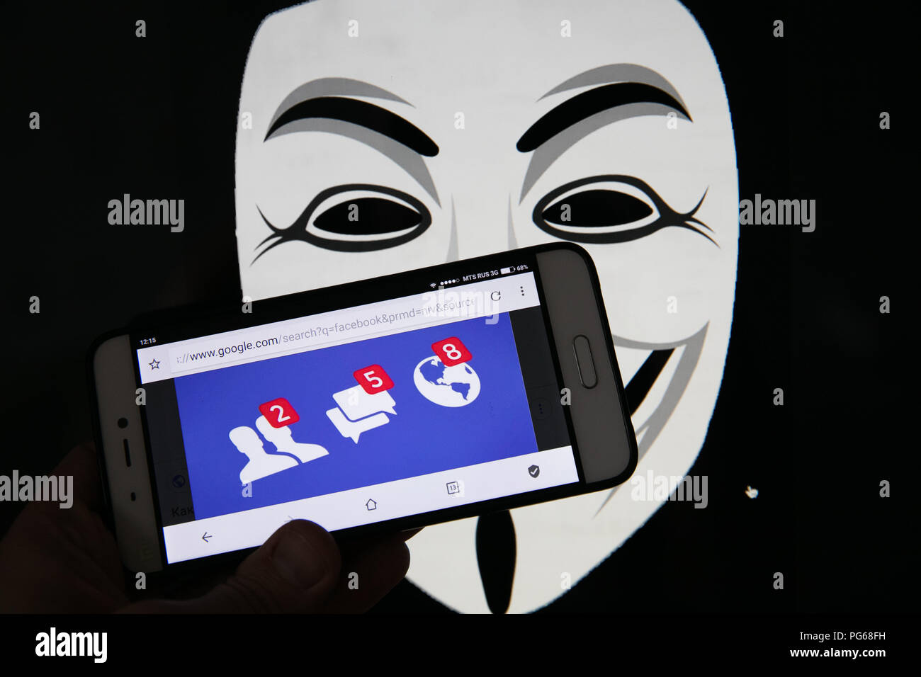 Facebook social network Stock Photo - Alamy