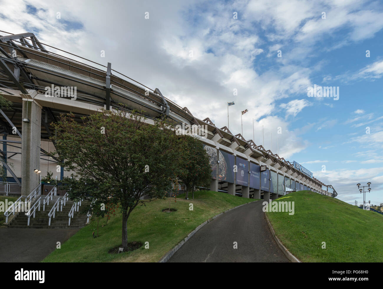 Murrayfield stadium is the home of the Scotland national rugby team in ...