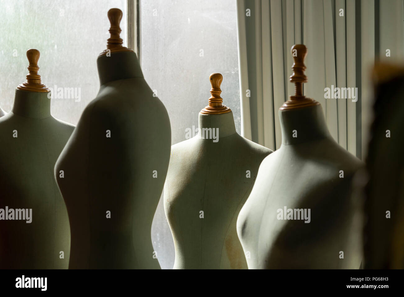 Dressmaker's models in fashion designer's studio Stock Photo - Alamy