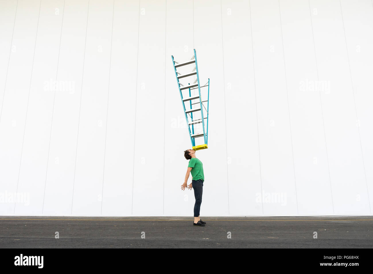 Funny Ladder High Resolution Stock Photography and Images - Alamy