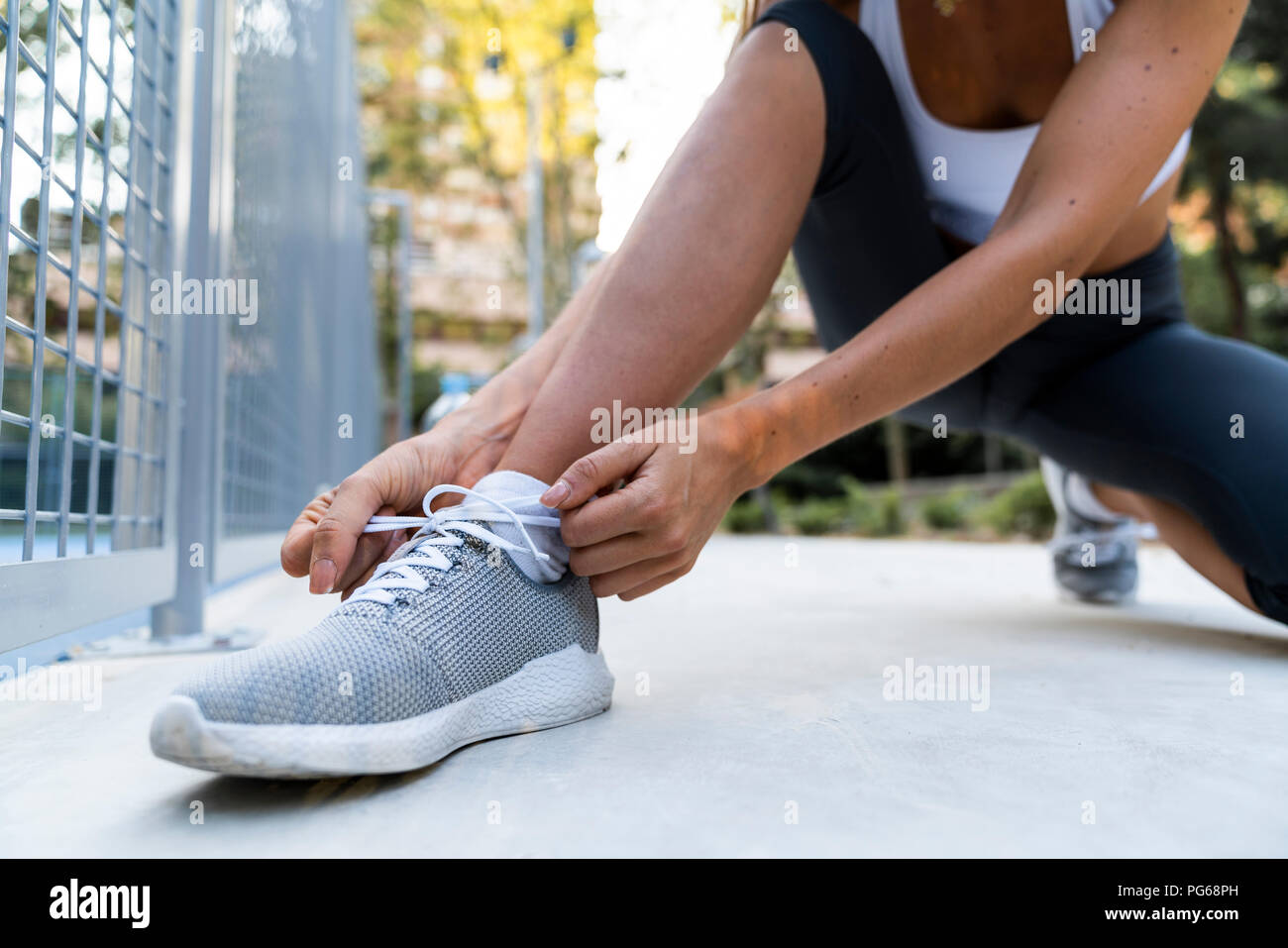 Woman athletes foot hi-res stock photography and images - Alamy