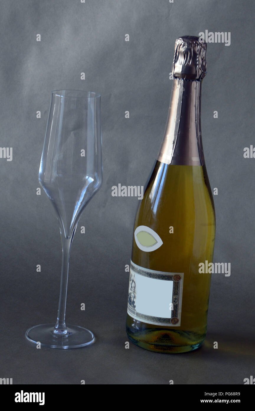 Flute bottle hi-res stock photography and images - Alamy