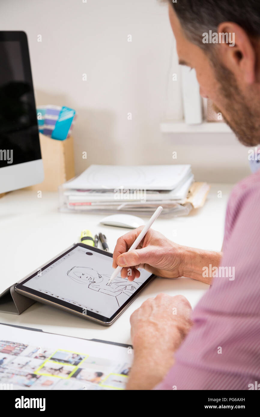 Ipad drawings hi-res stock photography and images - Alamy