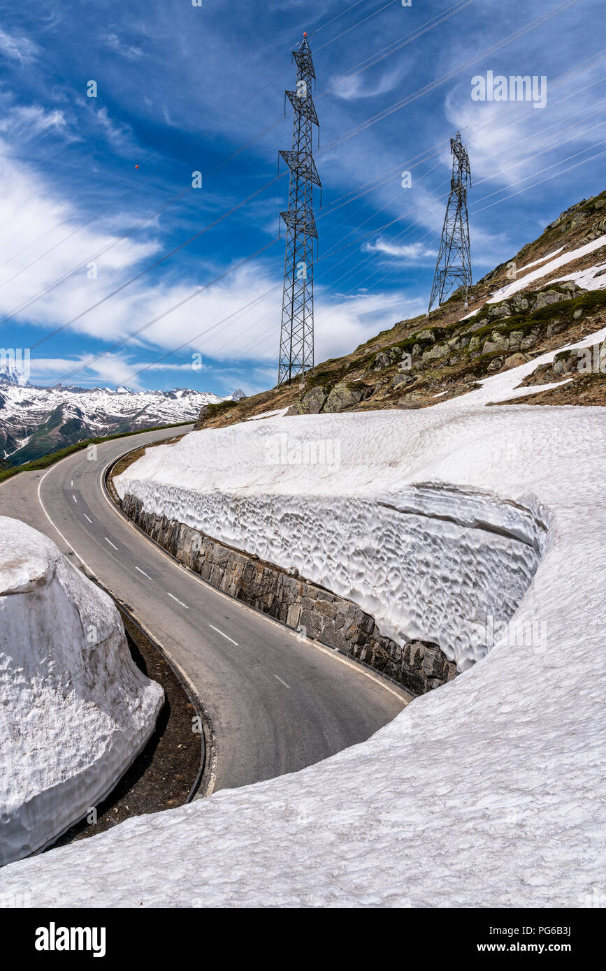 Nufenen pass hi-res stock photography and images - Alamy