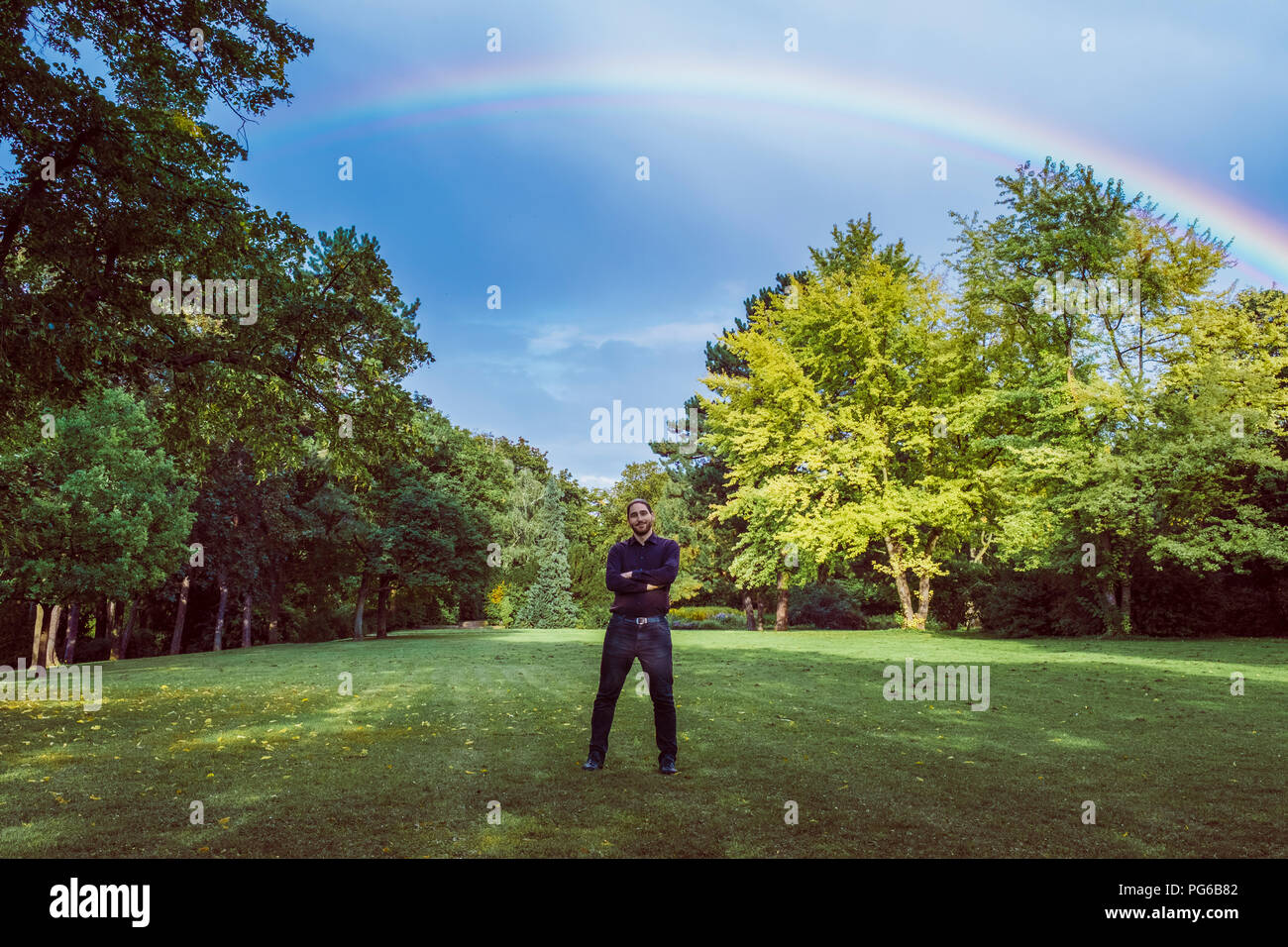 Under the rainbow hi-res stock photography and images - Alamy