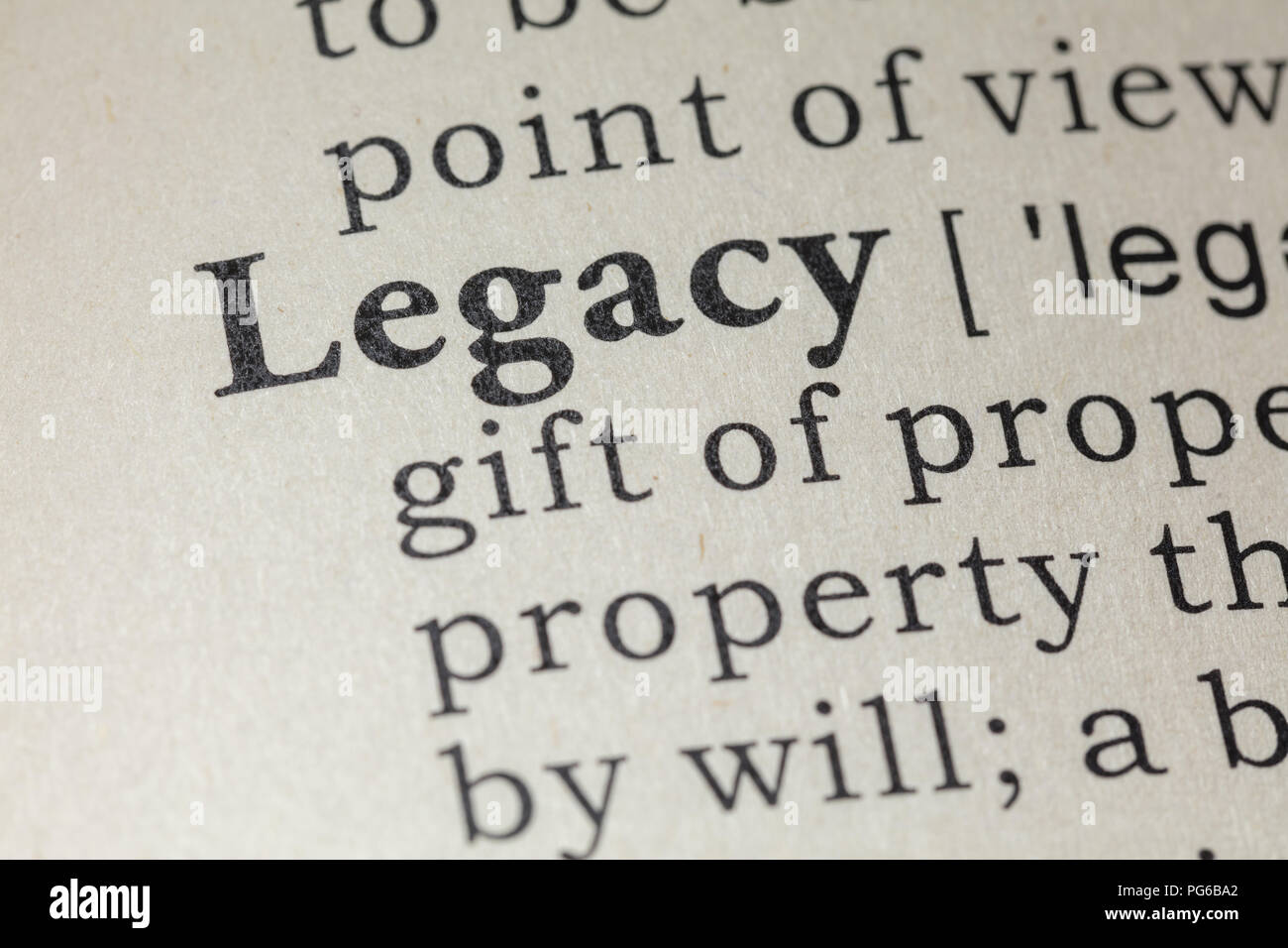 Legacy word hi-res stock photography and images - Alamy