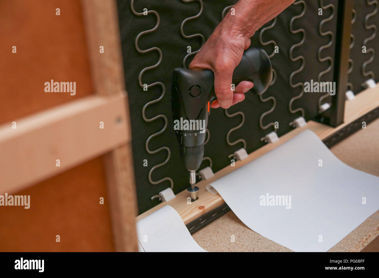 DIY Assembling Furniture Stock Photo - Alamy