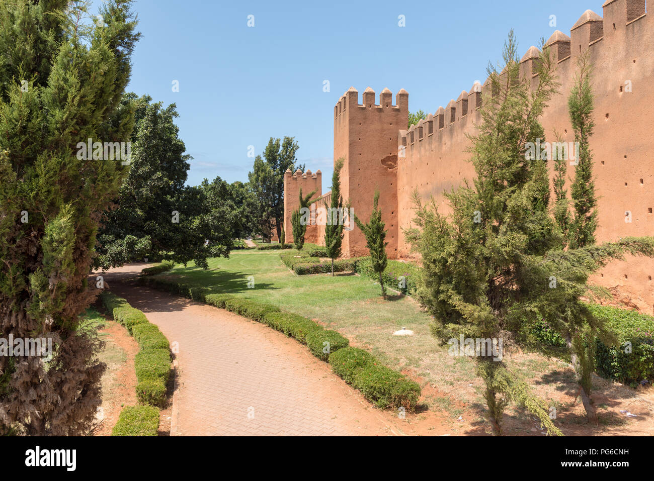 Ancient city walls of Rabat, capital city of Morocco Stock Photo - Alamy