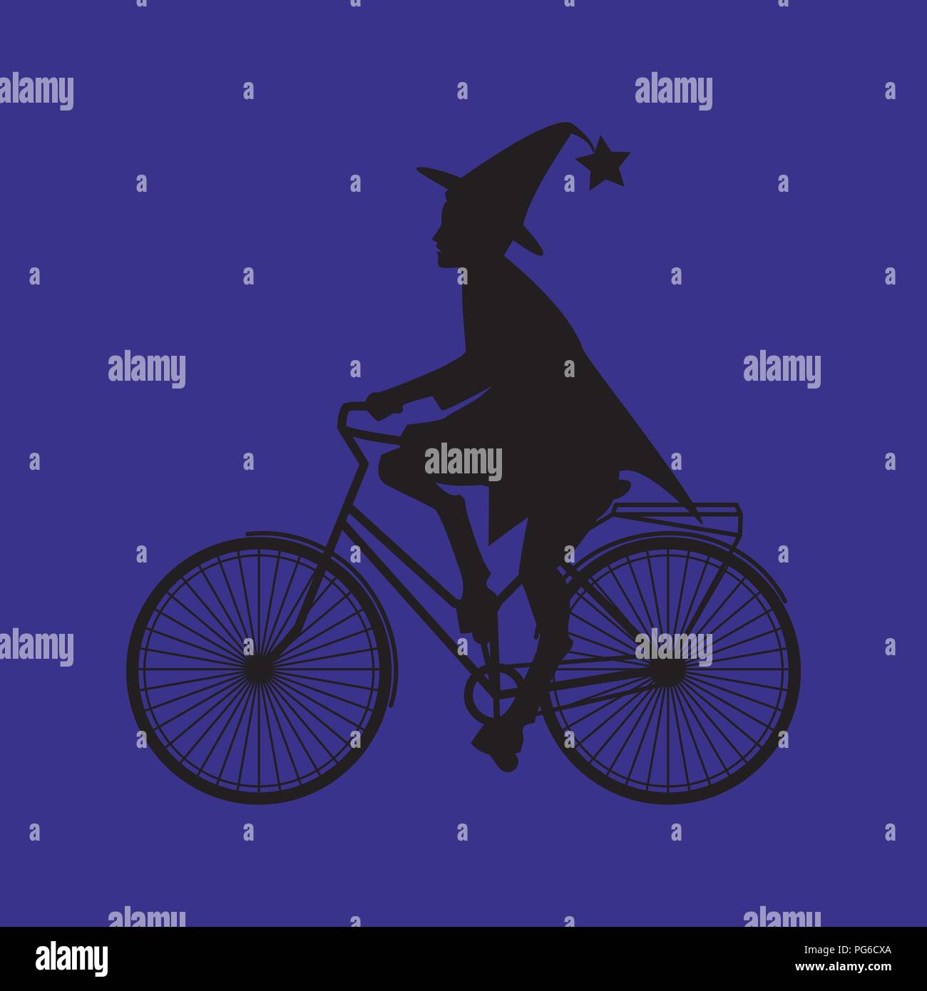 Cartoon cat riding bicycle hi-res stock photography and images - Alamy