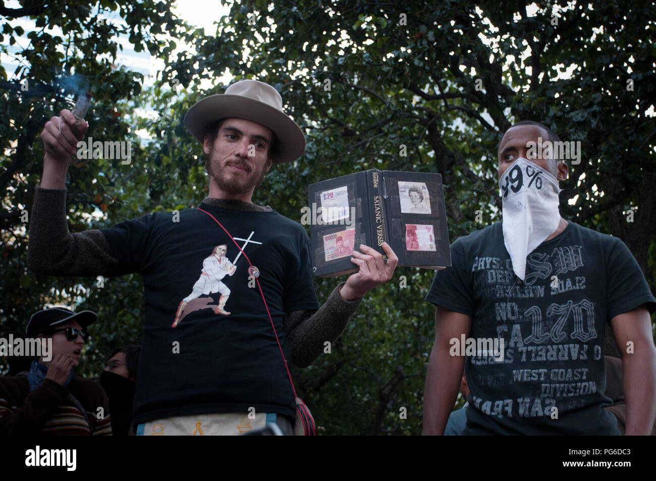 LOS ANGELES - NOVEMBER 17: Occupy LA protesters march on November 17 ...