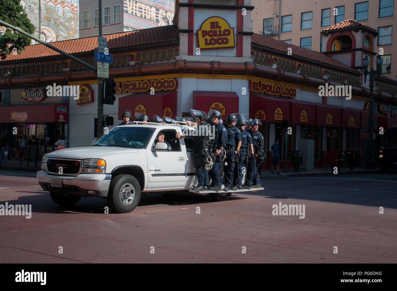 LOS ANGELES - NOVEMBER 17: Occupy LA protesters march on November 17 ...