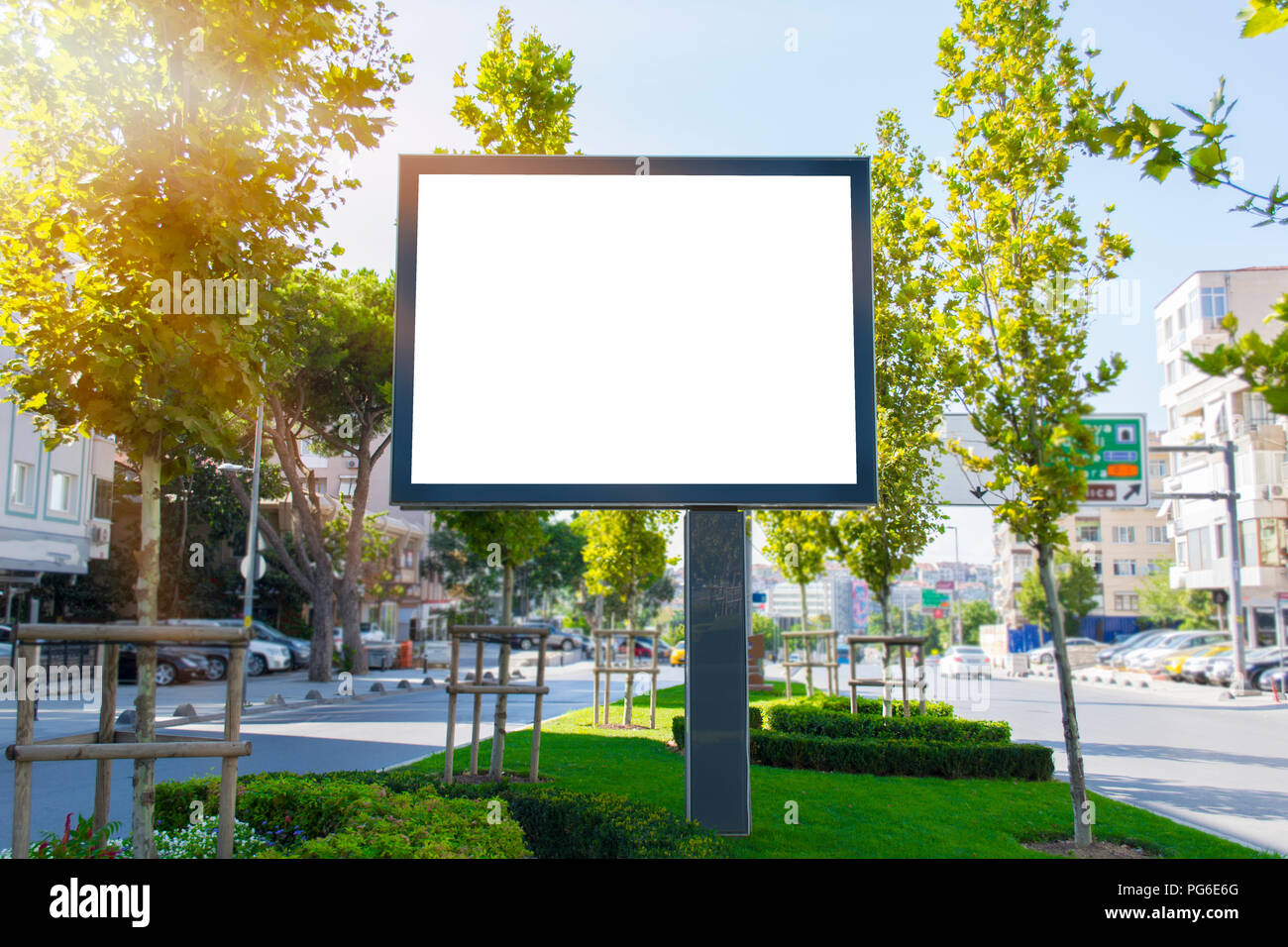 Billboard in the city, motivation, poster, quote Stock Photo - Alamy