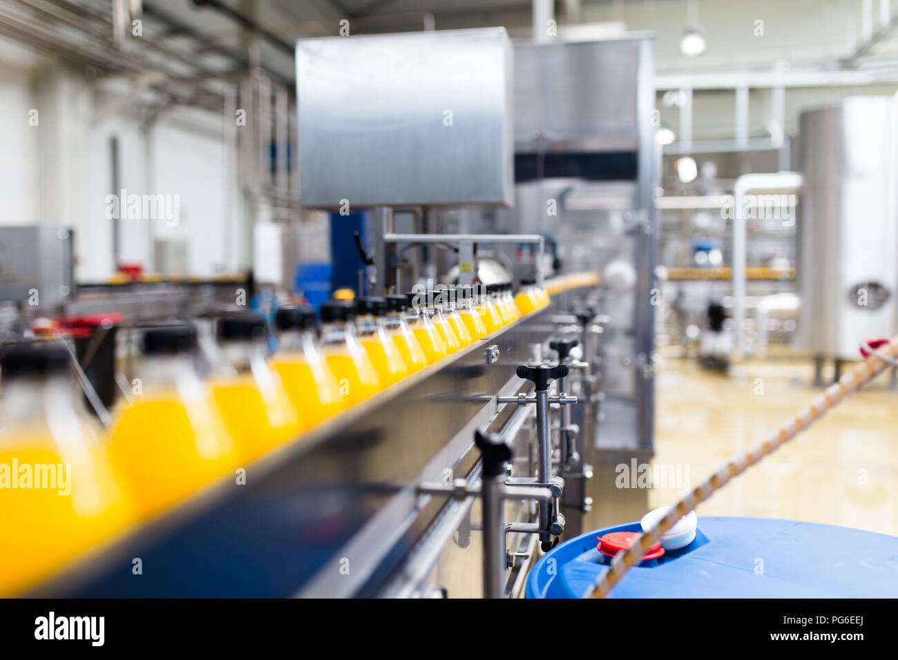 Juice production line hi-res stock photography and images - Alamy