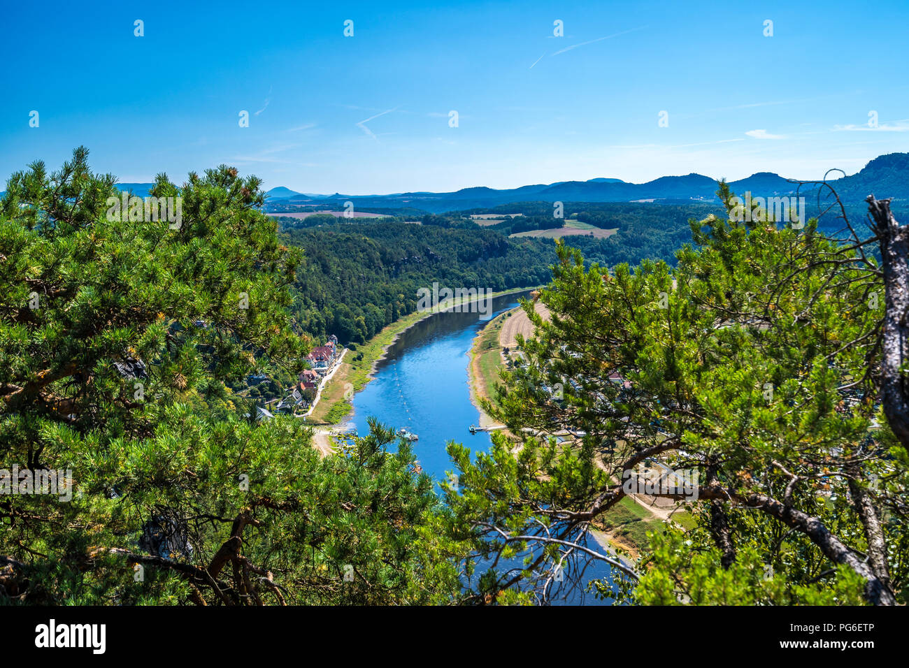 Photography of the River Elbe Stock Photo - Alamy