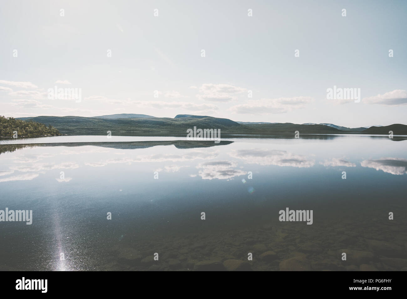 Finland Mountains And Rivers