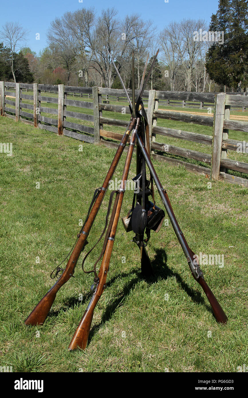 Stacked Rifles Stock Photos & Stacked Rifles Stock Images - Alamy