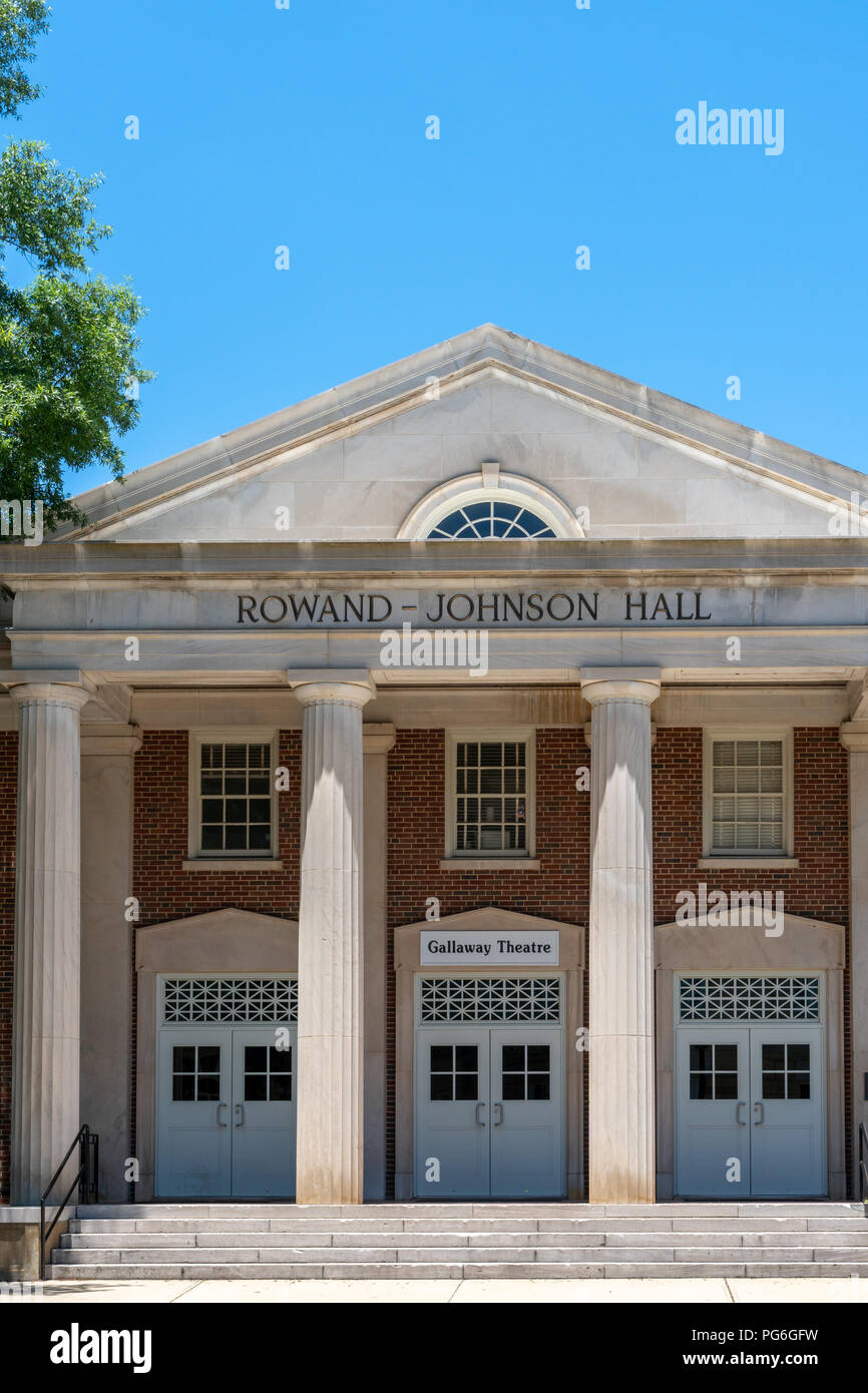 TUSCALOOSA, AL/USA - JUNE 6, 2018: Rowand-Johnson Hall and Gallaway ...