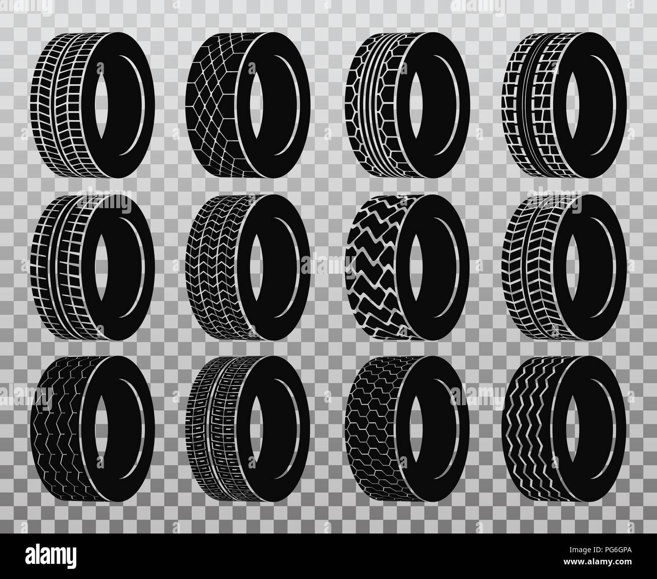 Tractor Tire Vector