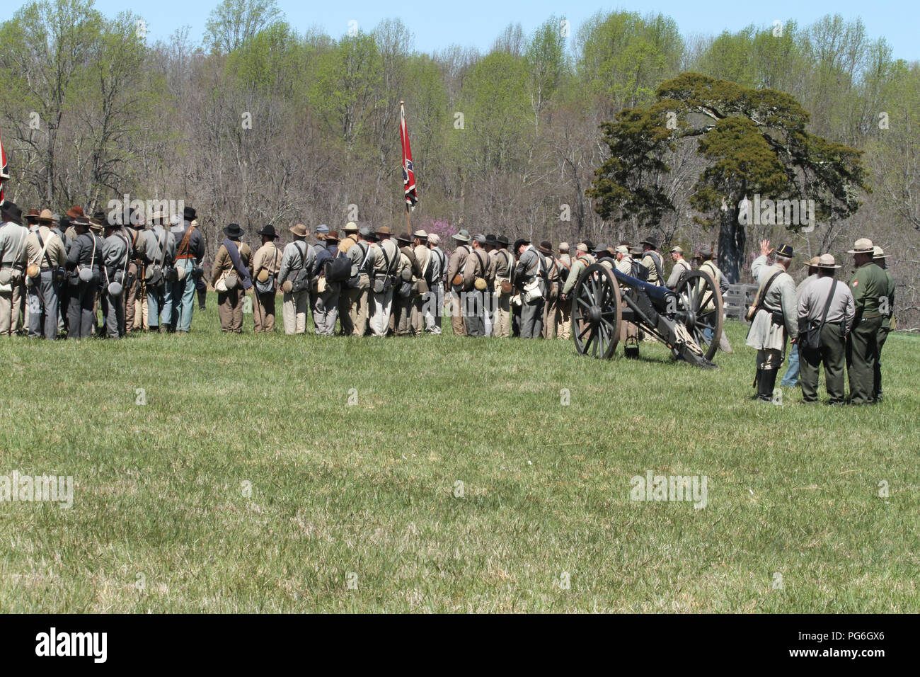 The Confederate States Army performing a military drill. Historical ...