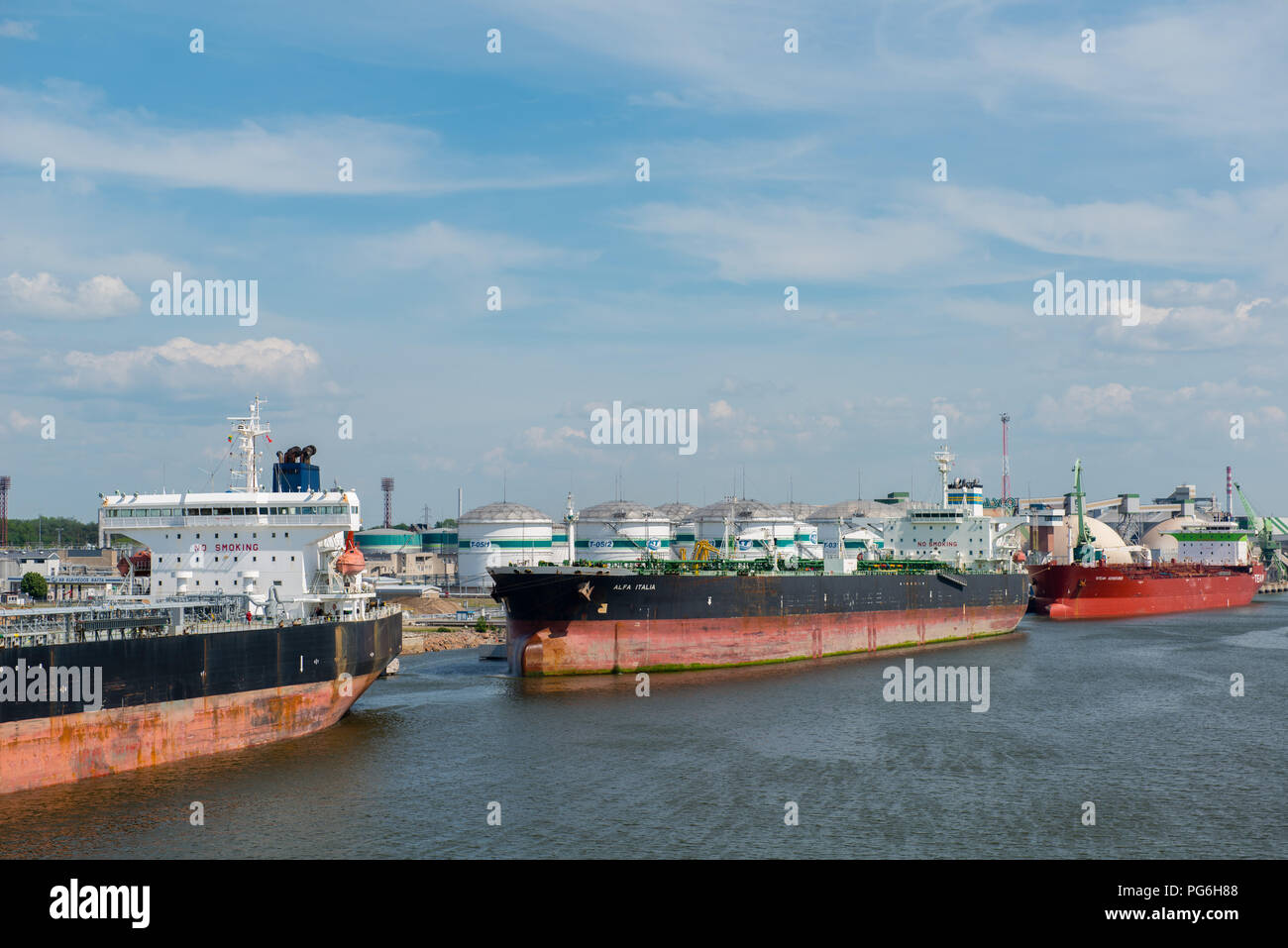 Arriving at the port of klaipeda hi-res stock photography and images ...
