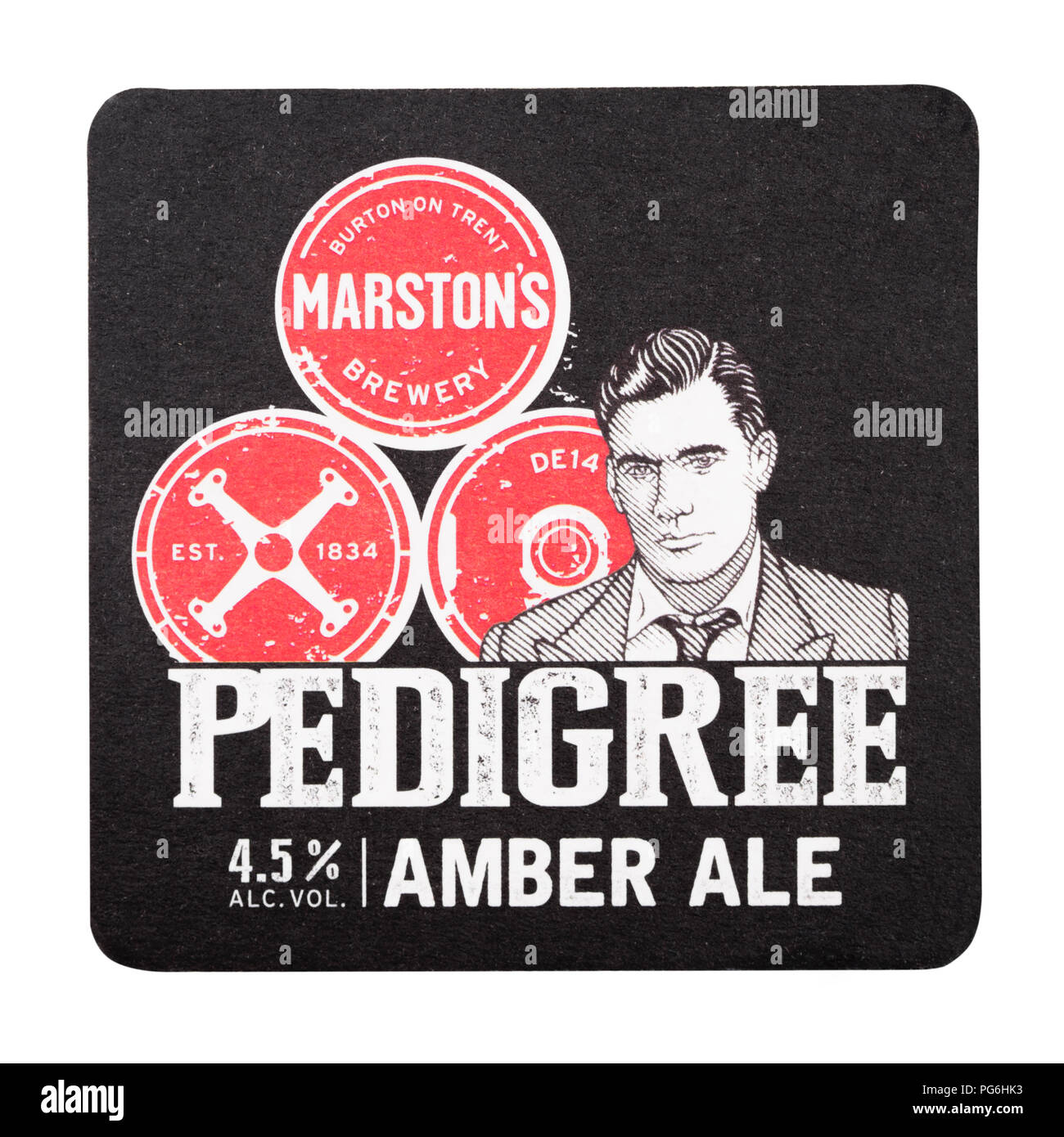 Pedigree amber ale Cut Out Stock Images & Pictures - Alamy