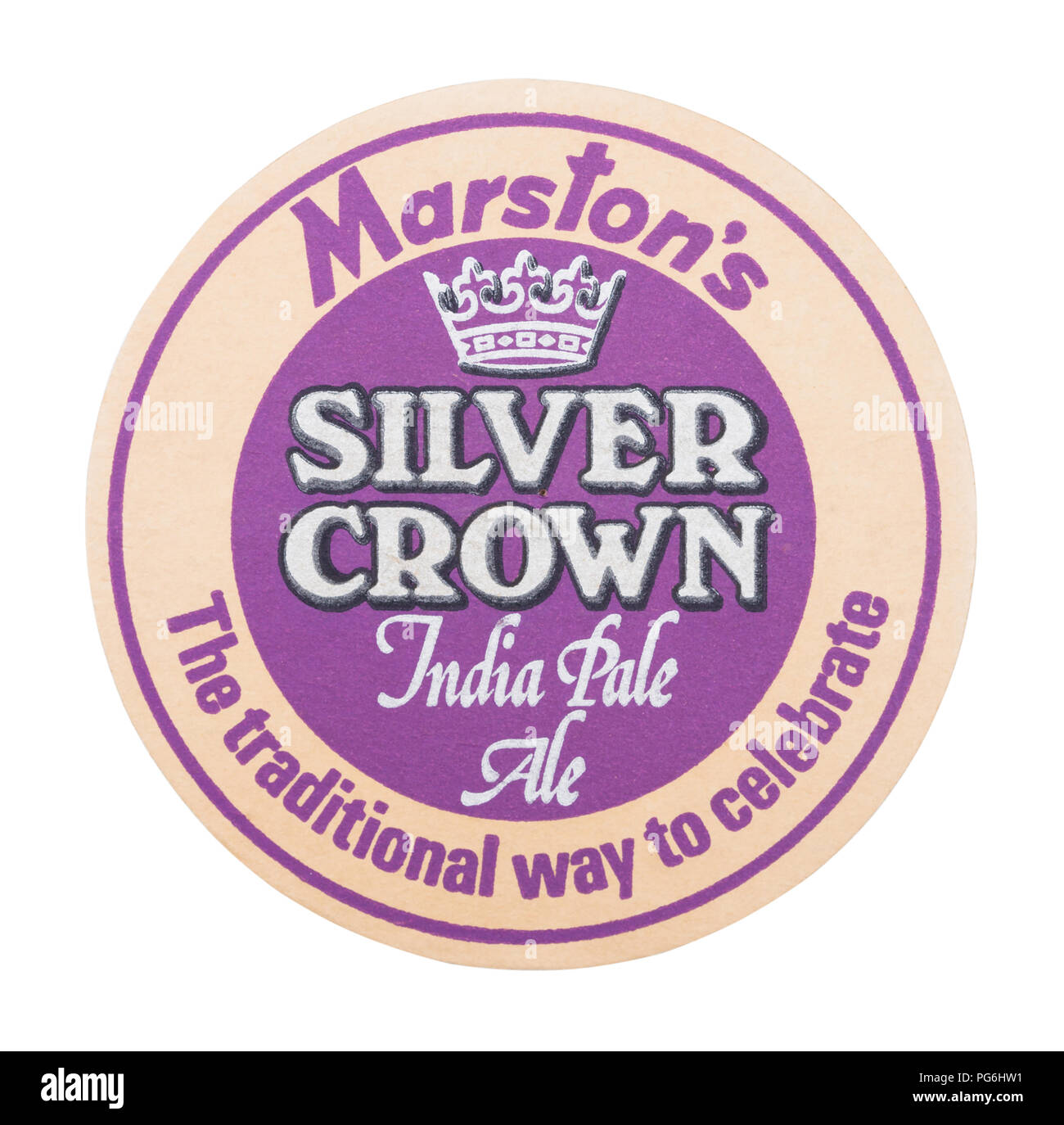 LONDON, UK - AUGUST 22, 2018: Marston's Silver Crown India Pale Ale ...