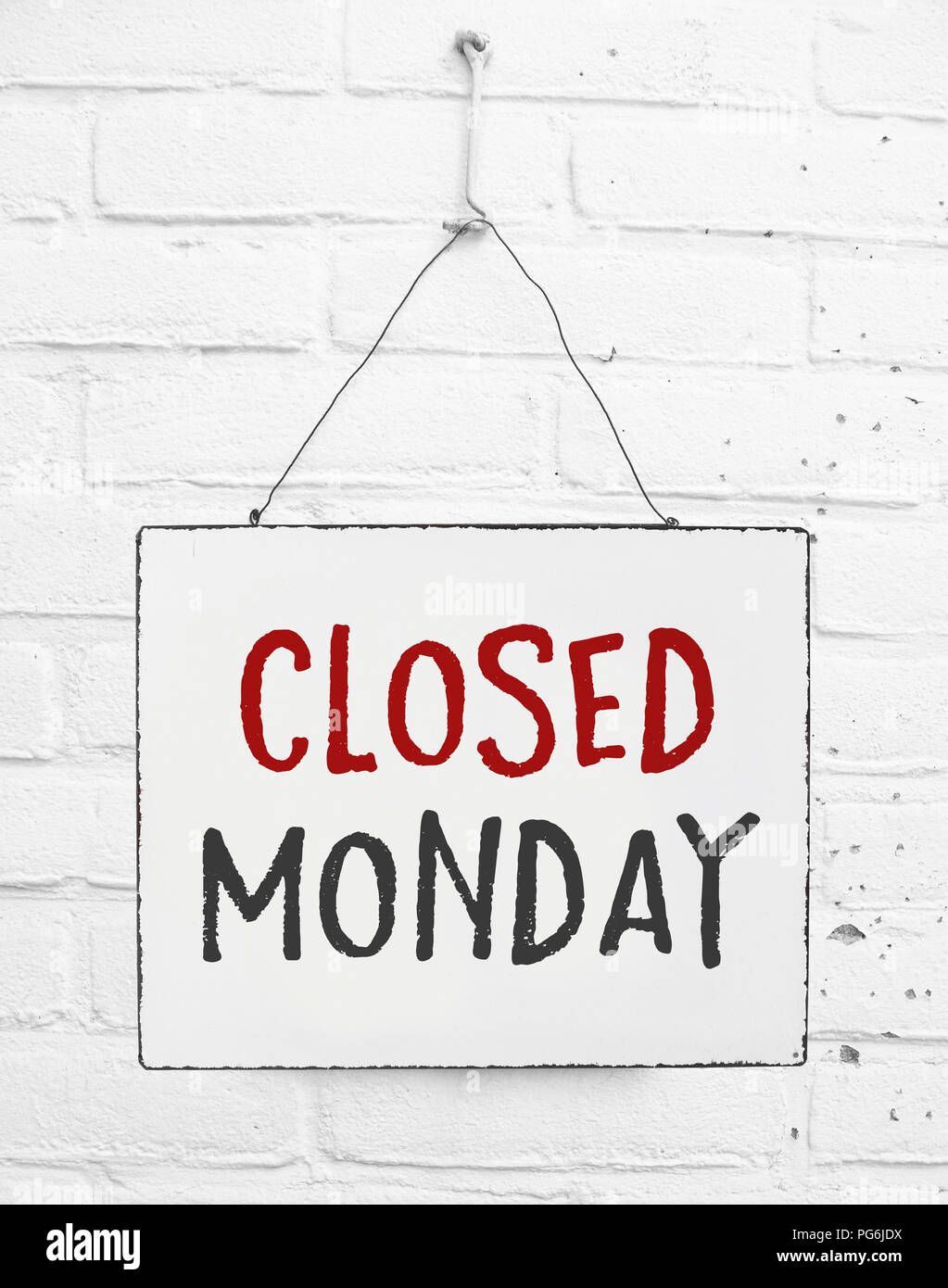 Handwritten sign on door business hi-res stock photography and images ...