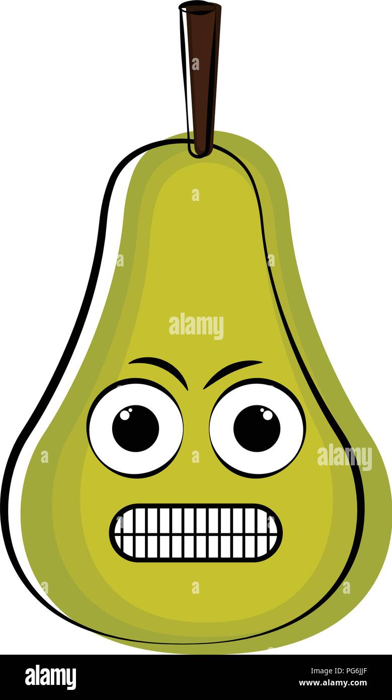 Pear cartoon character hi-res stock photography and images - Alamy