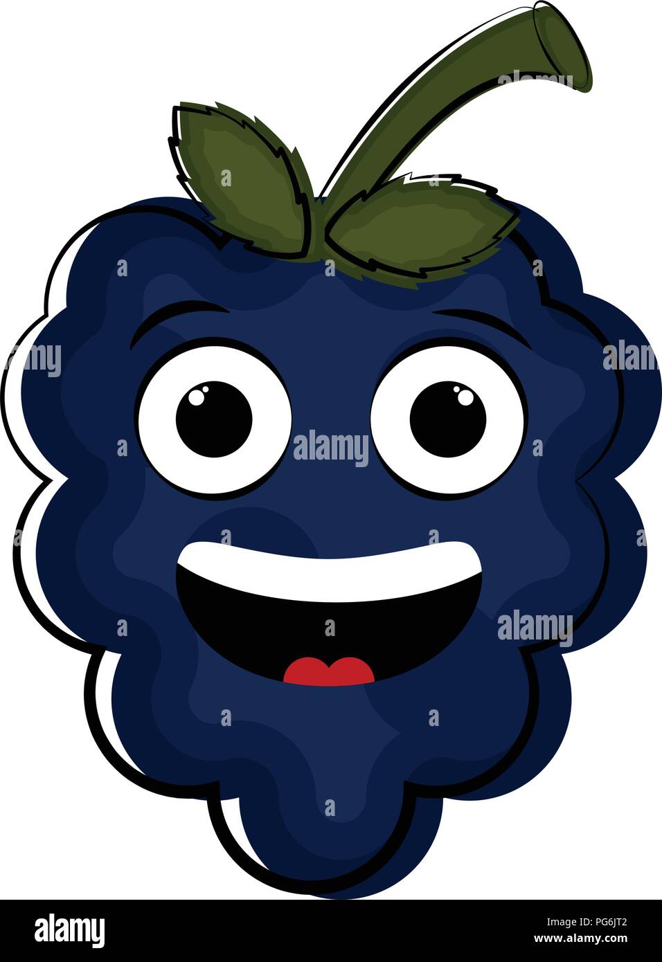 Happy grapes cartoon character emote Stock Vector Image & Art - Alamy