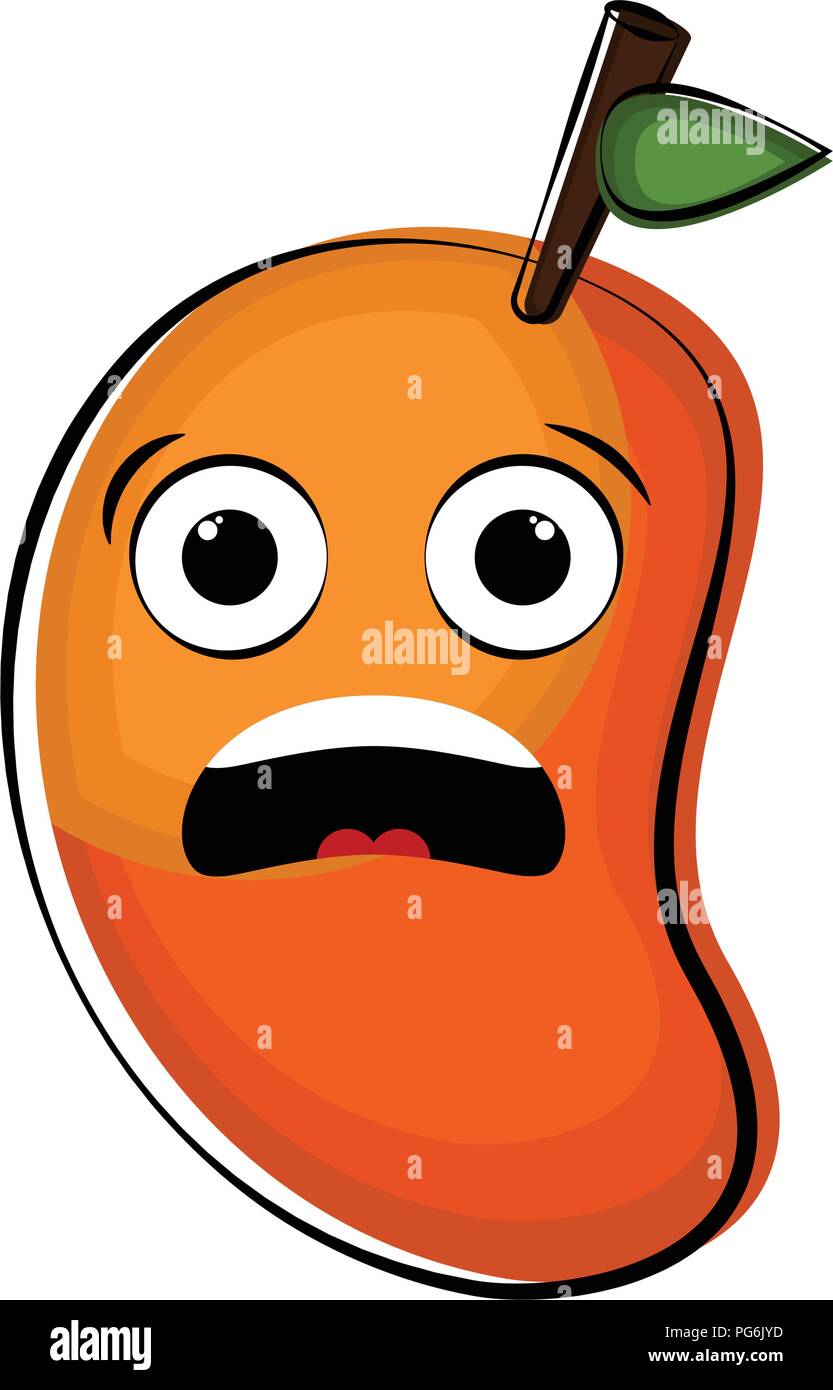 Sad mango cartoon character emote Stock Vector Image & Art - Alamy