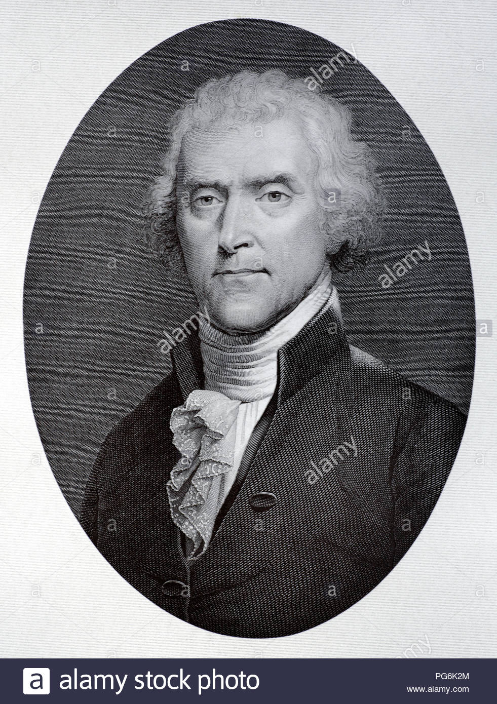 Thomas jefferson founding father of united states of america hi-res ...