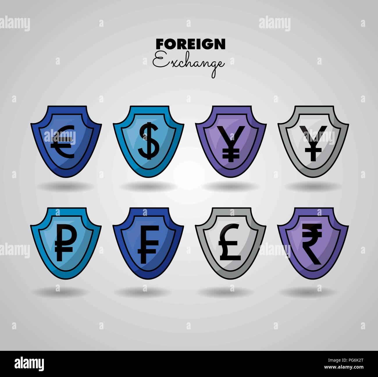 foreign exchange card Stock Vector Image & Art - Alamy