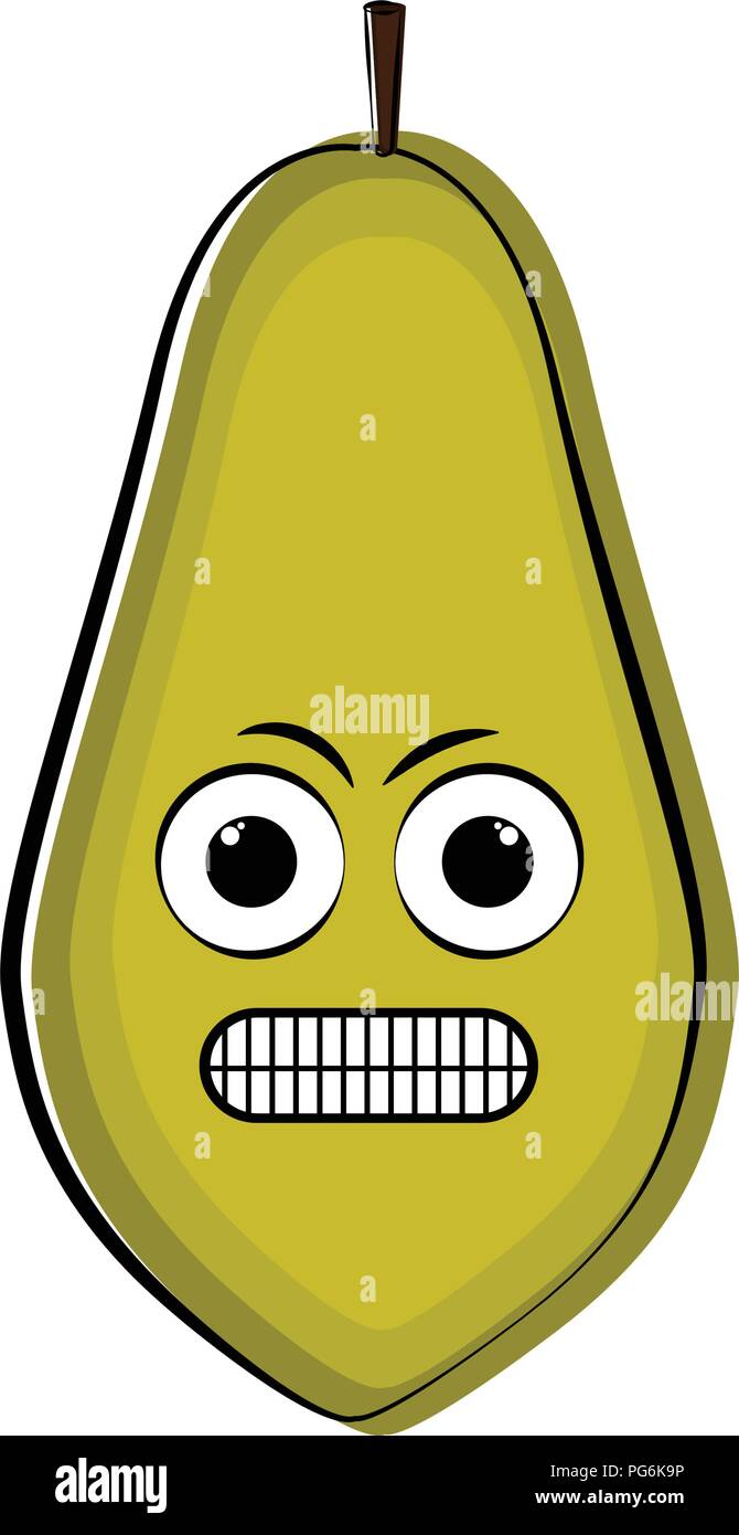 Angry papaya cartoon character emote Stock Vector Image & Art - Alamy