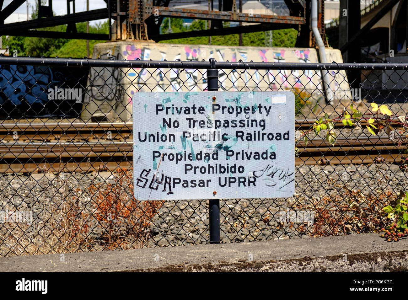 Portland oregon sign hi-res stock photography and images - Alamy