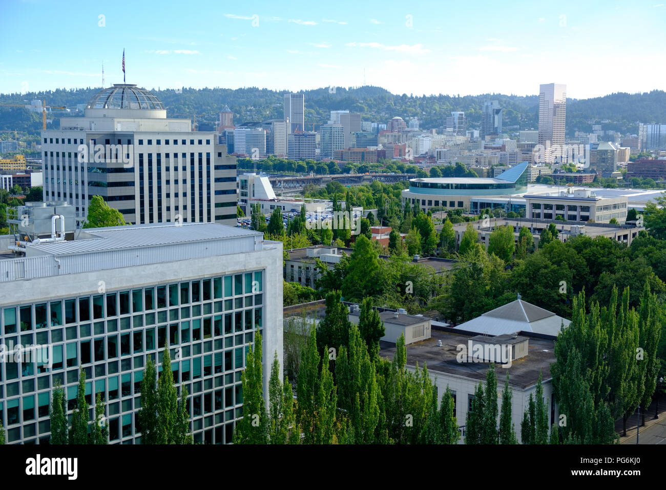 Portland and oregon and aerial hi-res stock photography and images - Alamy
