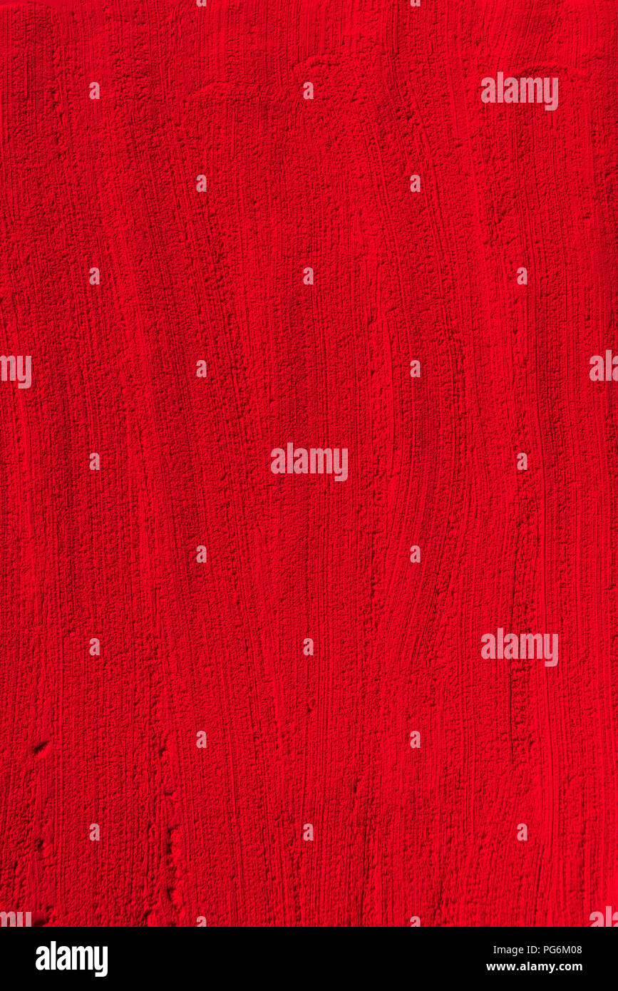 elevated view of red powder template Stock Photo - Alamy