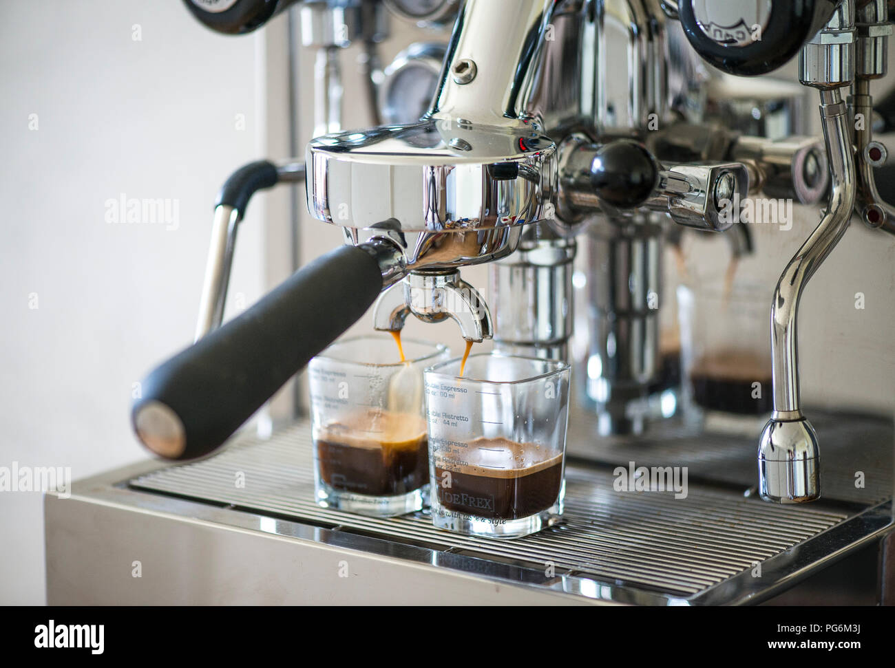 Color image espresso making hi-res stock photography and images - Alamy