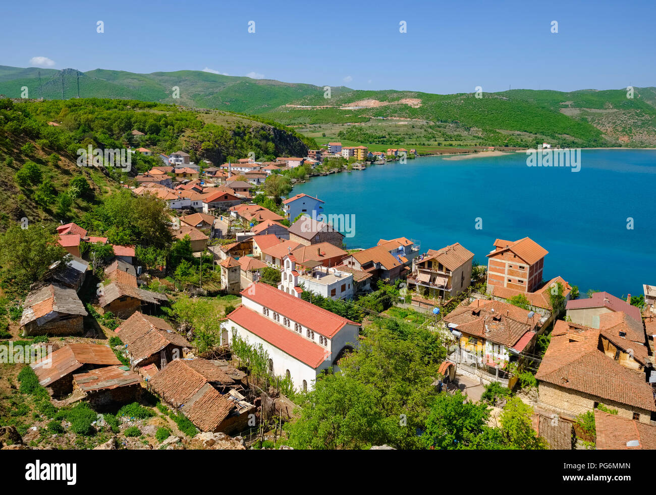 Albania, Korca, Lin, Lake Ohrid Stock Photo - Alamy