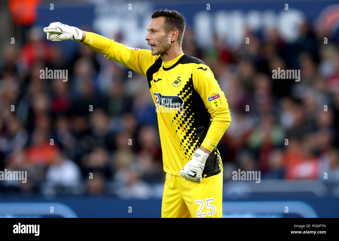 Swansea City's Erwin Mulder during the Sky Bet Championship match at ...