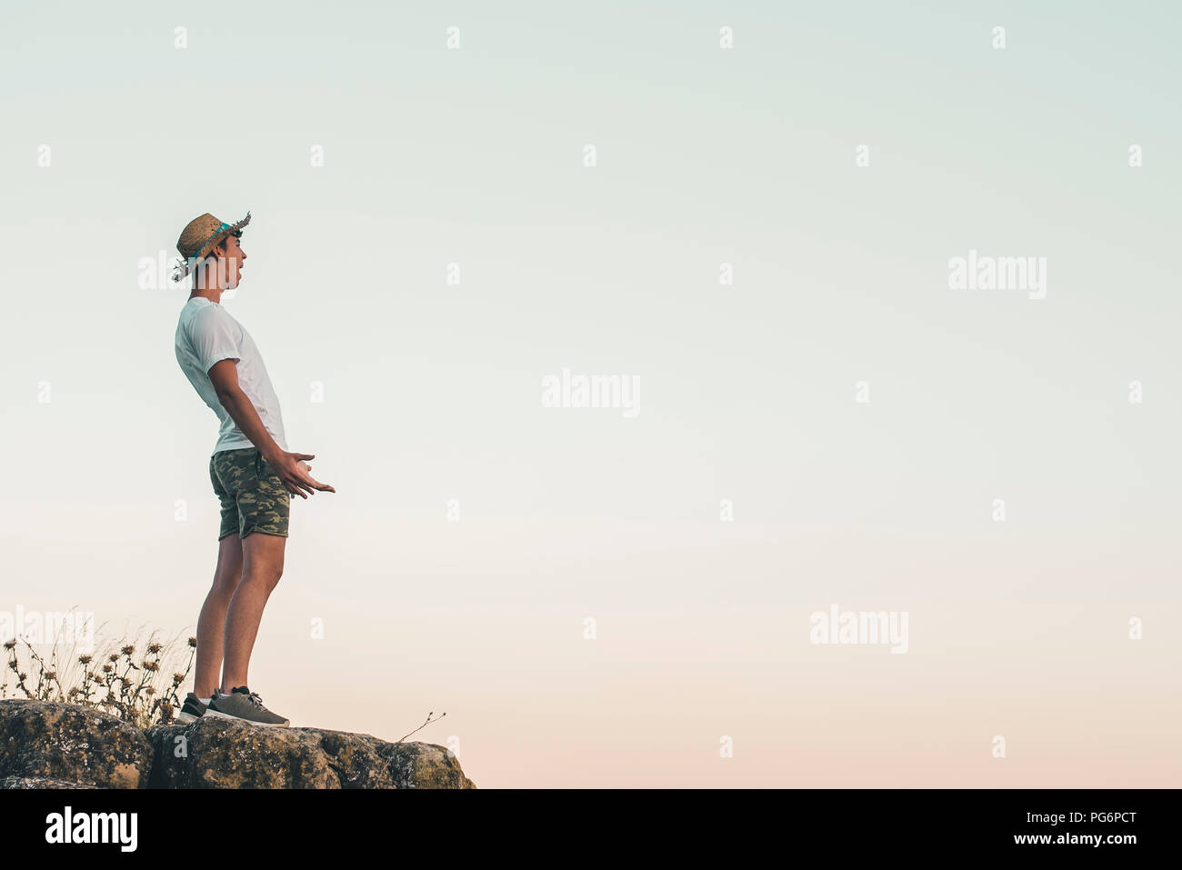 Screaming with joy hi-res stock photography and images - Alamy