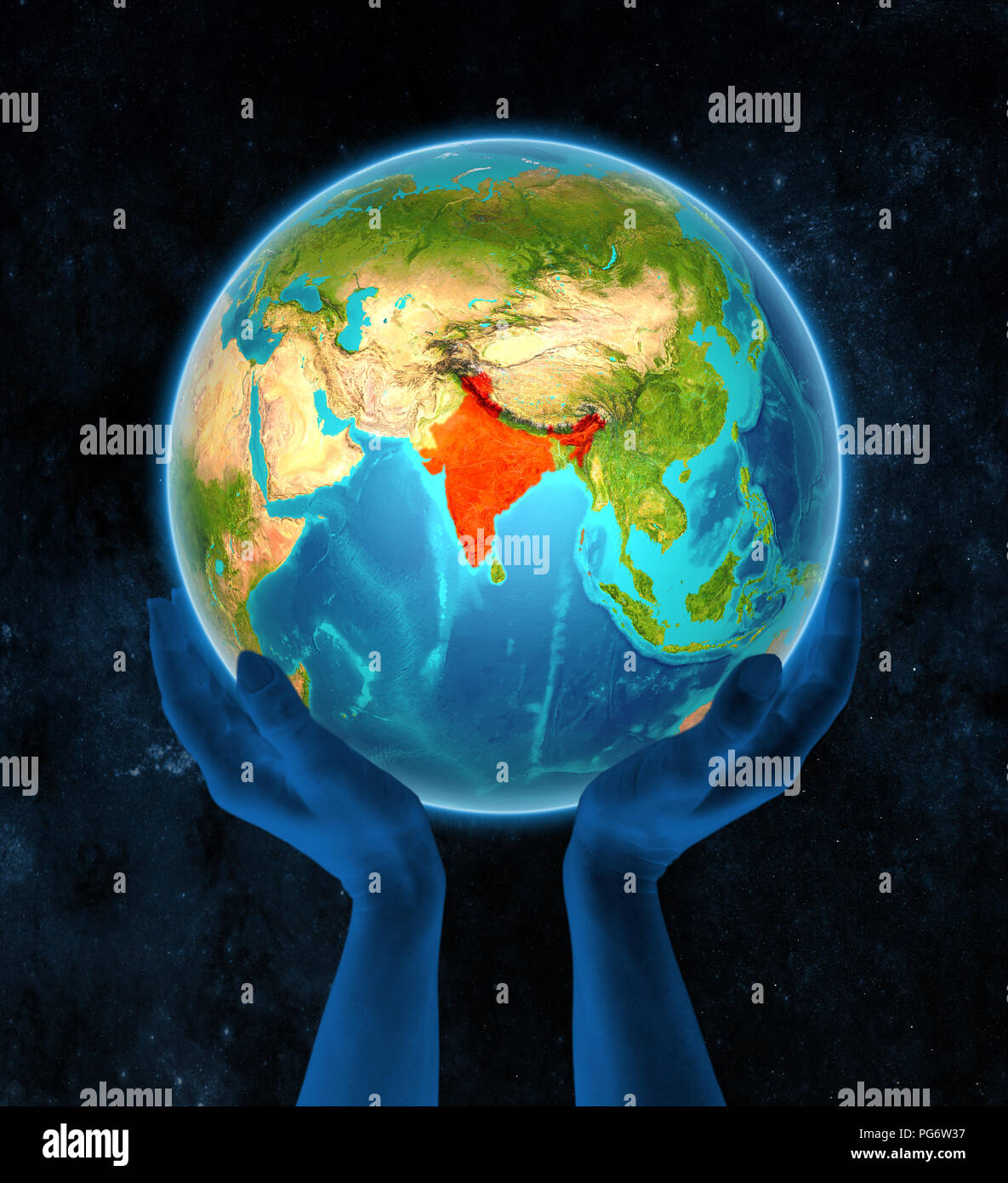 Globe india hi-res stock photography and images - Alamy
