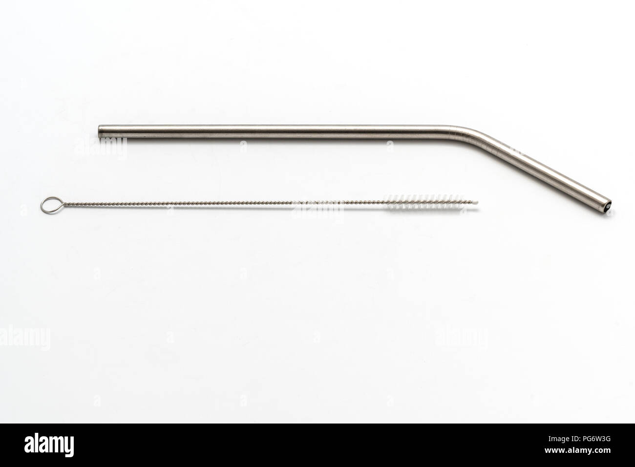 Metal straw hi-res stock photography and images - Alamy