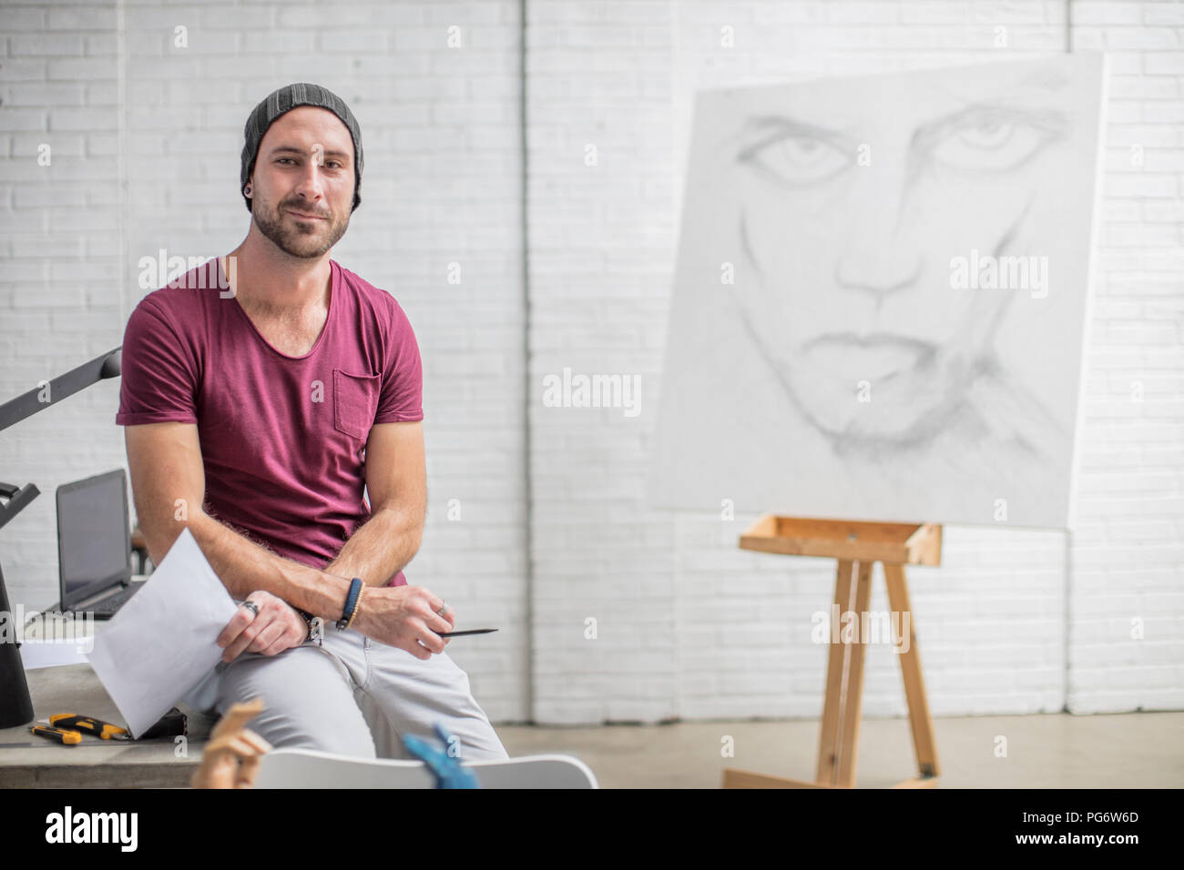 Artists self portraits hi-res stock photography and images - Alamy