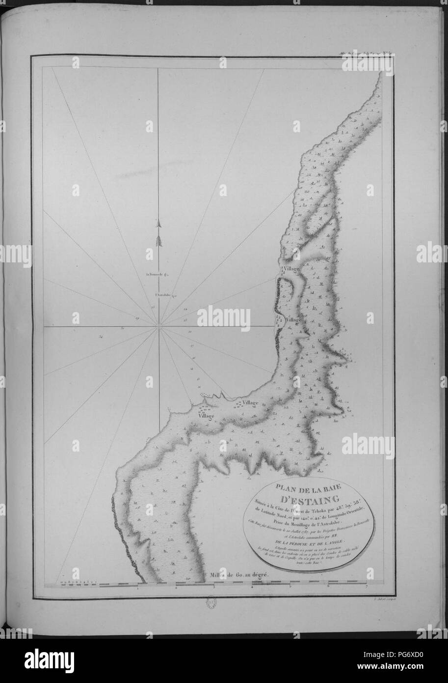 Atlas du voyage de La Pérouse (Milet de Mureau, 1797).f54 Stock Photo ...