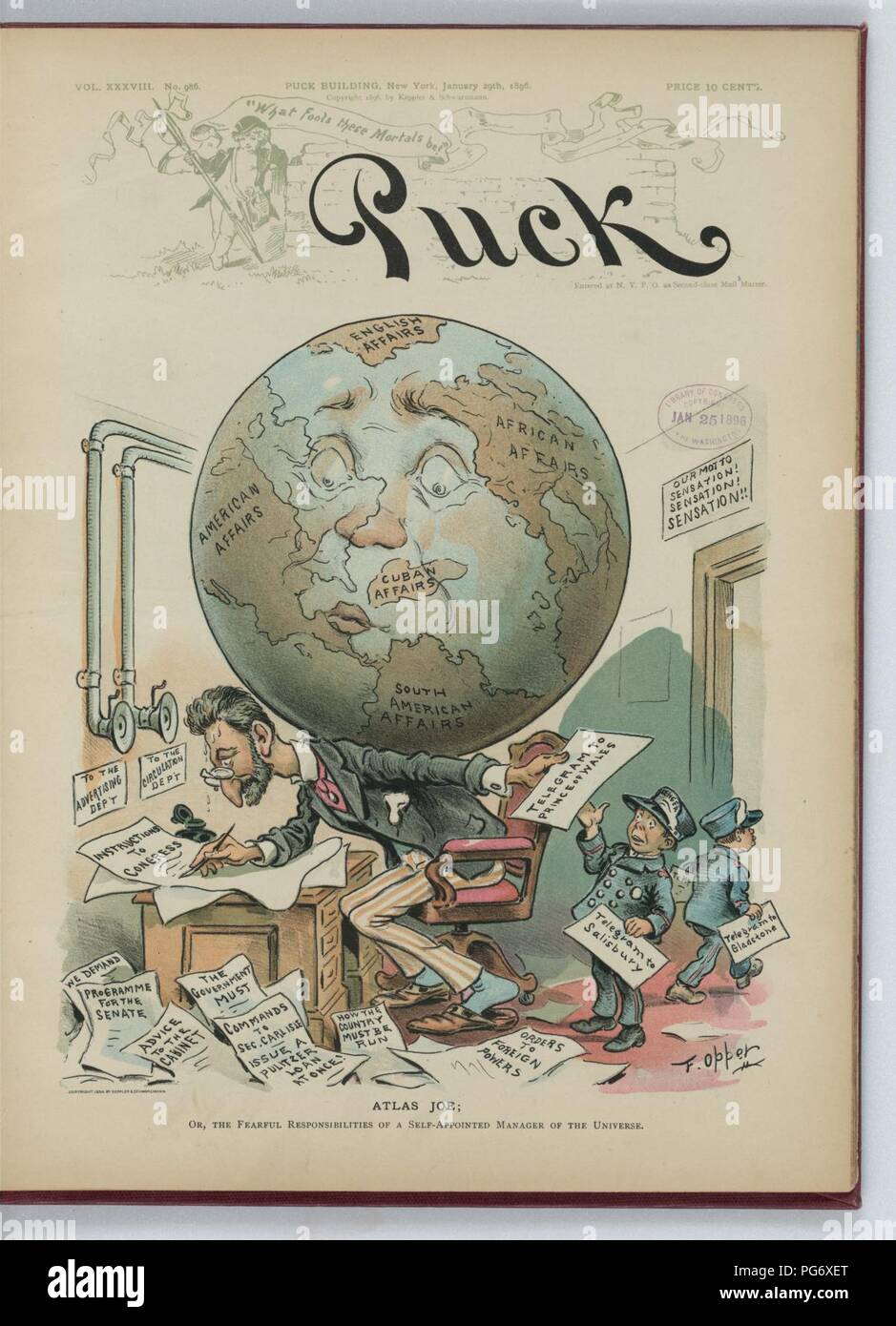 Atlas Joe; or, the fearful responsibilities of a self-appointed manager ...