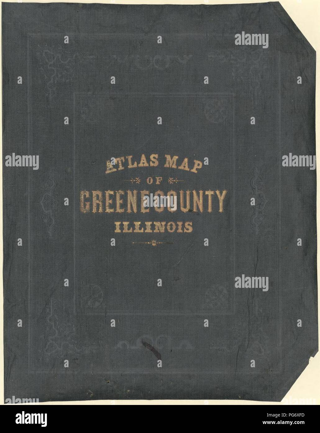 Greene illinois map hi-res stock photography and images - Alamy