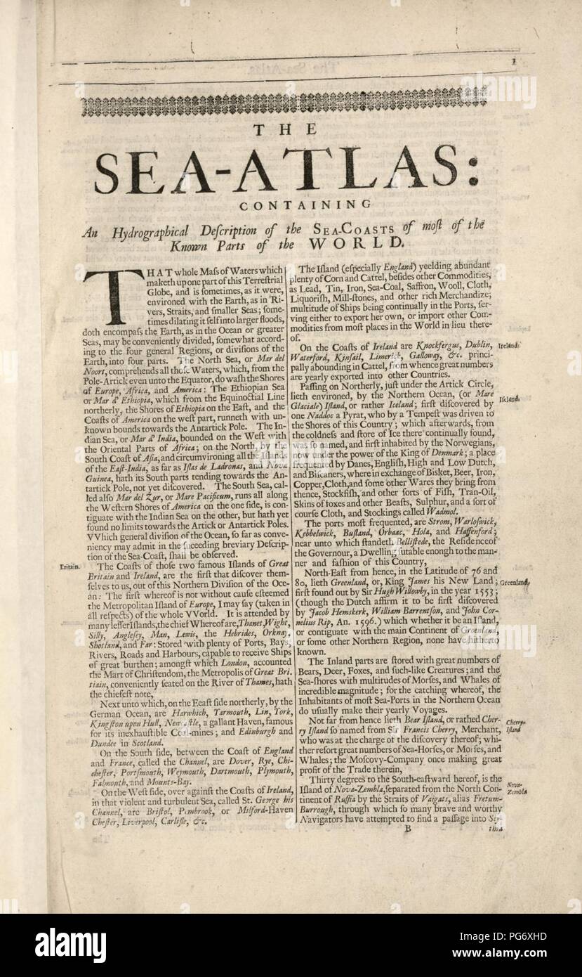 Historical sea charts hi-res stock photography and images - Alamy