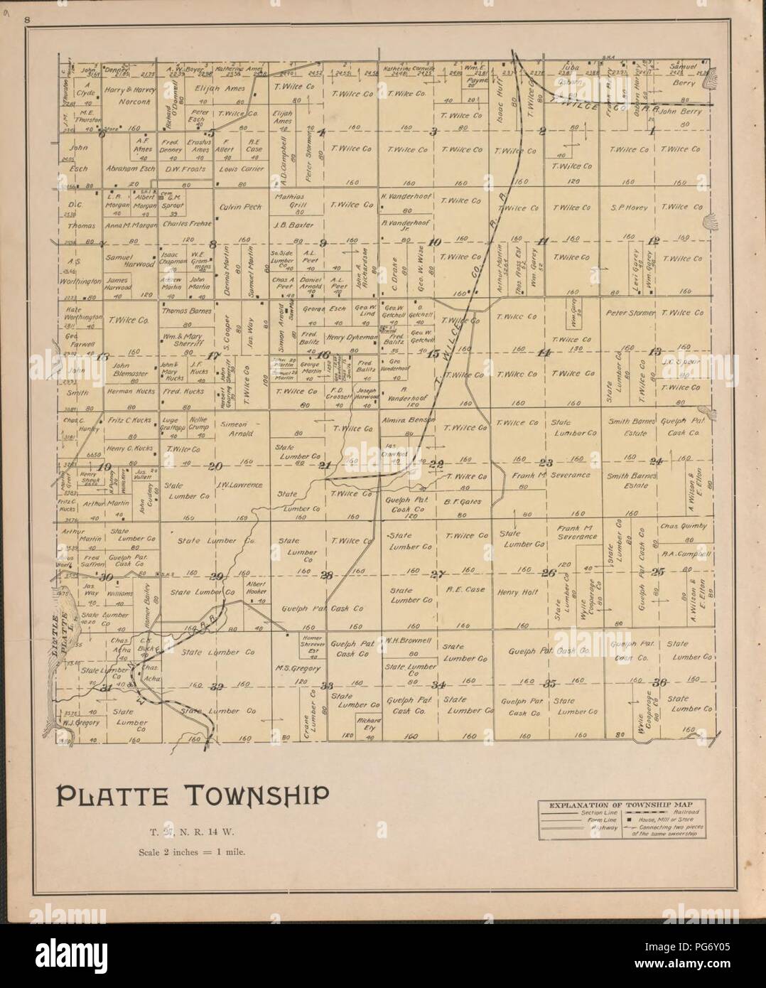 Atlas of Benzie County, Michigan - with maps of Michigan, United States ...