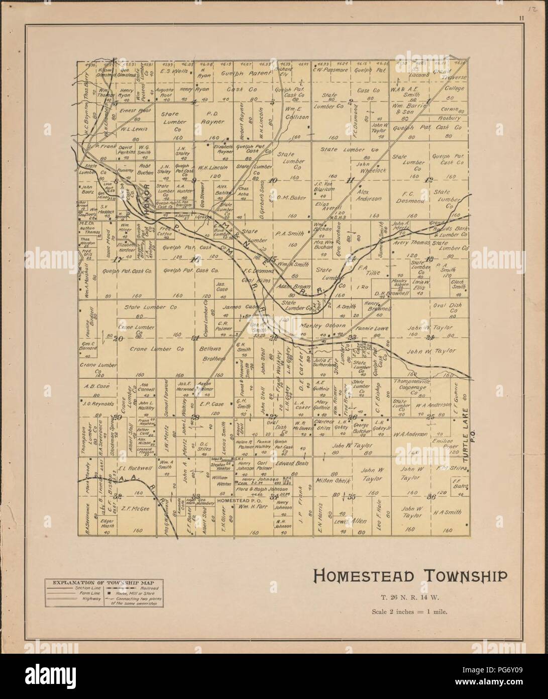 Atlas of Benzie County, Michigan - with maps of Michigan, United States ...