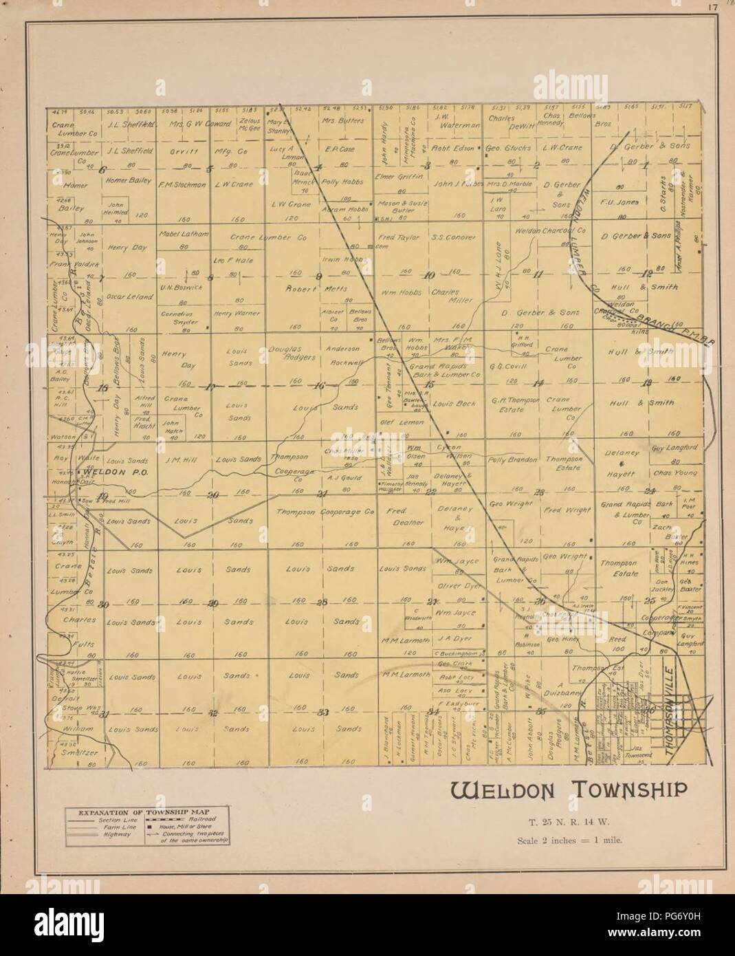 Atlas of Benzie County, Michigan - with maps of Michigan, United States ...